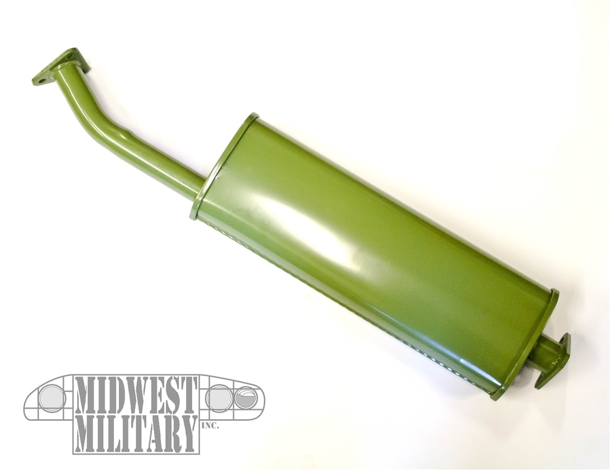 MUFFLER, M38, M38A1, JEEP, MIDWEST MILITARY