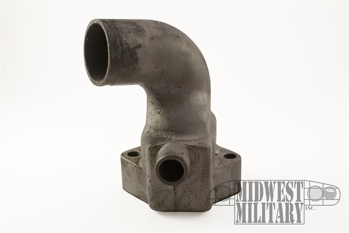 WATER OUTLET ELBOW, M37 TRUCKS, DODGE PARTS, MIDWEST MILITARY
