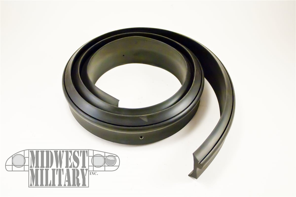 WINDSHIELD TO COWL SEAL, RUBBER, TRANSMISSION, M37, MIDWEST MILITARY