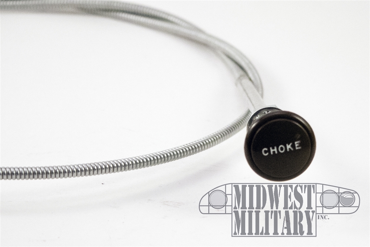 CHOKE CABLE, M37, DODGE, MIDWEST MILITARY
