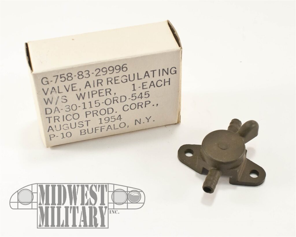 WINDSHIELD WIPER, SHUT OFF VALVE