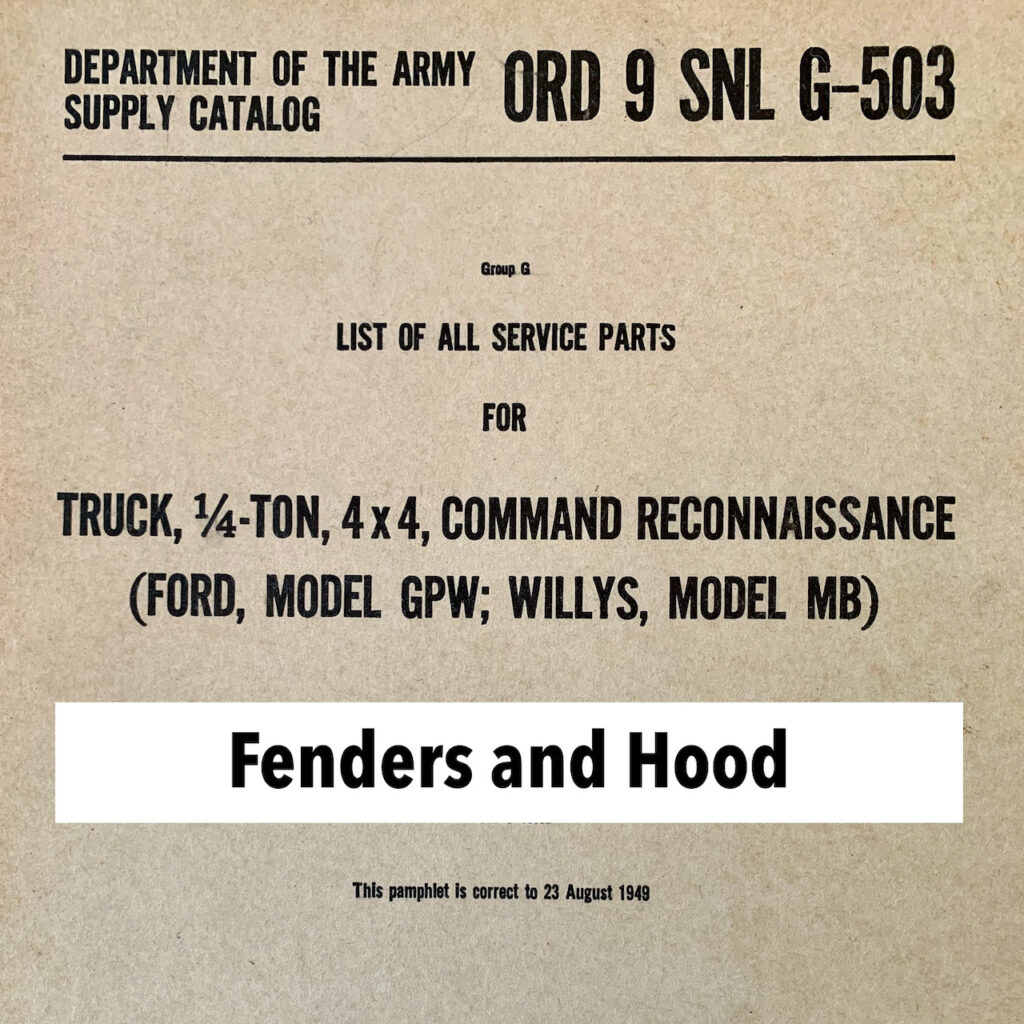 MB, GPW, M.V. SPARES Archives - Midwest Military Store