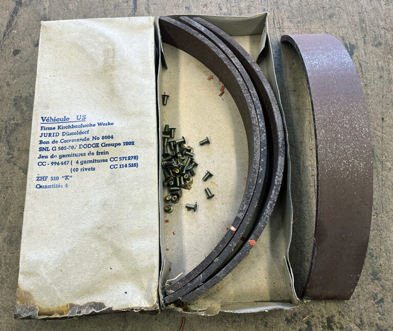 BRAKE SHOE LINING KIT